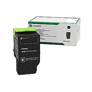 Lexmark 78C10K0 Return Program Cartridge Toner, Standard, Black
