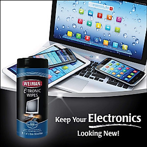 Weiman Electronic Wipes Canister 30 Count (Pack of 2)