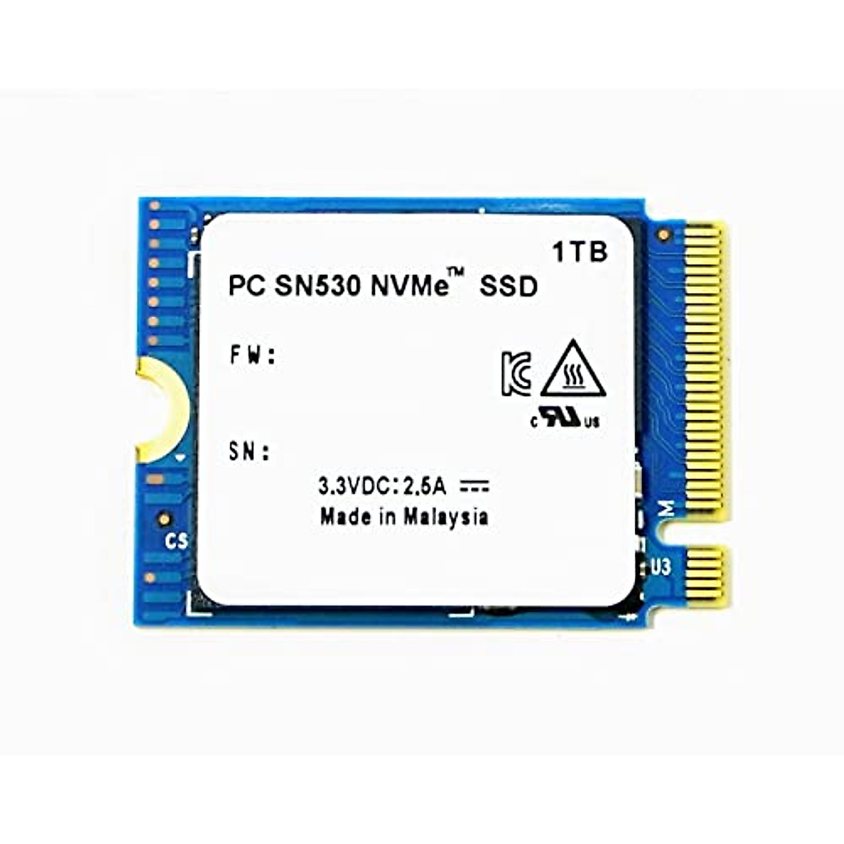 XPC Technologies 1TB M.2 2230 NVMe PCIe SSD Gen 3.0x4 Single-Sided Drive, Replacement for PC SN530 2230 (Upgrade for Steam Deck, Surface Pro 7+, 8, 9, Surface Laptop 4, 5)