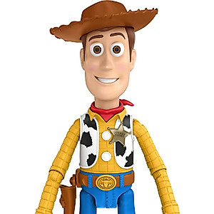 Mattel Disney Pixar Toy Story Toys, Launching Lasso Woody Action Figure, Collectible Gifts for Kids