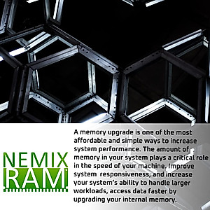 32GB (4x8GB) DDR3-1600MHz PC3-12800 ECC UDIMM 2Rx8 1.35V Unbuffered Server Memory by NEMIX RAM