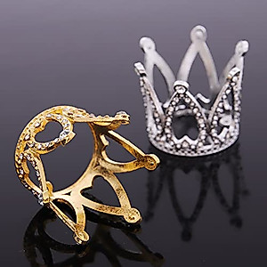 NEBAISEN 3 Pack Metal Display Stand for Crystal Glass Lens Ball Divination Photography Lensball Base for 30-40mm Magic Sphere Globe Holder (Ball not Included)