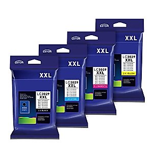 ESTON Compatible LC3029 Ink Cartridge Replacement for Brother LC 3029XXL for MFC-J6535DW MFC-J6935DW MFC-J5830DW MFC-J5930DW MFC-J5830DWXL Printer (2Black 2Cyan 2Magenta 2Yellow, 8-Pack)