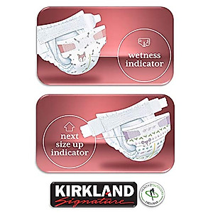 Kirkland Signature Diapers Size 1 (Up to 14 Pounds) 192 Count W/ Exclusive Health and Outdoors Wipes