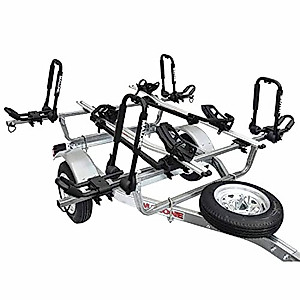 Malone Auto Racks MicroSport Trailer Package with Two Kayak and Two Bike Transport