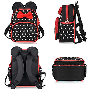 Voikukka Cute Little Girls Backpack Small Kids Mini Mouse Backpacks for Toddler Girl Backpack Travel Kindergarten Preschool Backpacks Baby Bookbag School Book Bag Toddler Backpack