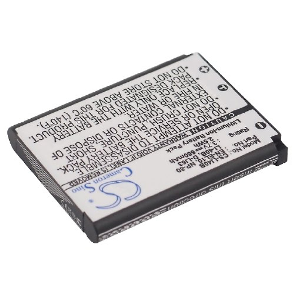 Enyuly 660mAh Replacement Battery for Rollei Powerflex 460 Flexline 202 in Compactline CL-103 FL-140 Compactline CL320 XS-8 Sports Flexline 140 in Flexline 140 Compactline 350 CL-202 DS5370 (3.7V)