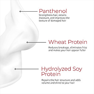 NIA Shampoo and Conditioner Bundle for Damaged Hair by DS Laboratories - Hair Repair Shampoo and Conditioner, Split End Repair, Frizz Control, Hair Strengthening, Reduce Breakage (205ml)