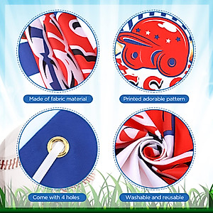 Baseball Party Decorations Banner Baseball Concessions Banner Baseball Party Supplies Large Sports Themed Birthday Backdrop for Boys Kids Teens Baseball Birthday Holiday Party Favor