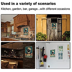 Smirking Cat Metal Tin Sign Wall Plaque Retro Coffee Shop Bar Club Pub Decoration Poster 8x12 inch Sign3