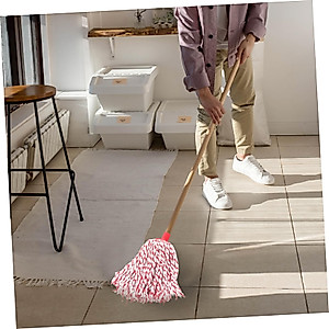 OSOLADY Mop Supplies Rope Mop Head Moop Sponge Mops Cloth Mop Head Floor Mops Commercial Mop Head Shower Squeegee Replacement Mop Head Floor Mop Household Wet & Dry Mops Plastic