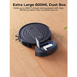 Airzeen Robot Vacuum Cleaner with 3000Pa Suction,Personalized Cleaning Settings,Auto Self-Charging Robotic Vacuum,Carpet Booster,App/Alexa/Remote Control, Ideal for Pet Hair/Hard Floor/Carpet,R7