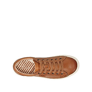 Taos Plim Soul Lux Women's Sneaker - Soft Premium Leather Lace Up Sneakers with All Day Walking Comfort and Support Caramel 7 (M) US