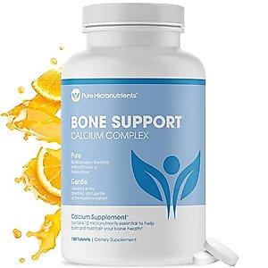 Calcium Supplement for Women & Men - Calcium Citrate & Hydroxyapatite 1000mg + Vitamin D3 K2 Magnesium Zinc & More for Complete Bone Health, 180 Tablets
