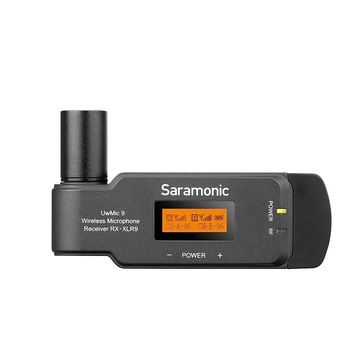 Saramonic Uwmic9 Rx-XLR9 Compact Plug-On Dual-Channel Uhf Wireless Receiver (UWMIC9RX-XLR9)