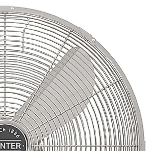 Hunter Classic S16 Oscillating Standing Fan Adjustable Height 16 Inch, 3 Speeds, Brushed Nickel, 97317