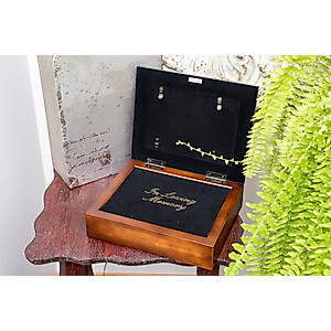 Cottage Garden Broken Chain Little Knew God Goin Woodgrain Embossed Ashes Bereavement Urn Box