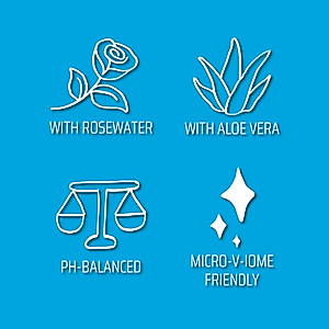 Queen V V Bar- Cleansing Bar, 3.5 oz., pH Balanced, Enriched with Aloe and Rose Water, For Use on External Intimate Area