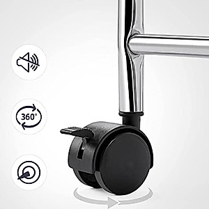 Yaheetech 20 Drawers Rolling Storage Cart Multipurpose Movable Organizer Cart Tools Scrapbook Paper Organizer on Wheels, White