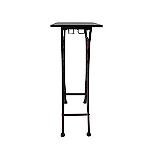 Kings Brand Furniture - Free Standing Wine Storage Organizer Rack Display Stand with Glass Holders