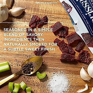 Lorissa's Kitchen Premium Grass-Fed Steak Strips, Original, 2.25 Oz. 1 Count - No Added MSG or Nitrites, Keto Friendly Snacks & Gluten Free, More Tender Than Traditional Beef Jerky