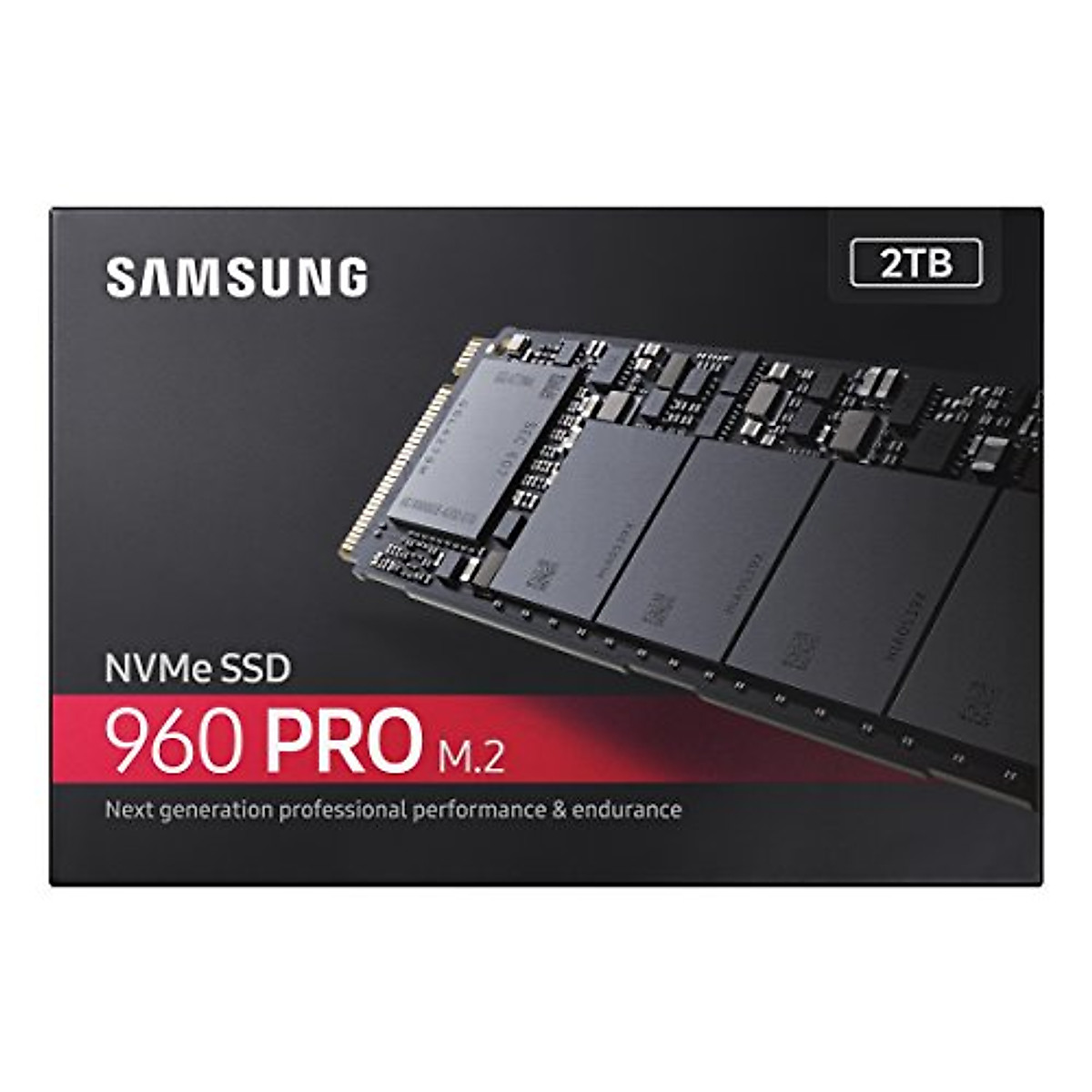 Samsung 960 PRO Series - 2TB PCIe NVMe - M.2 Internal SSD (MZ-V6P2T0BW)