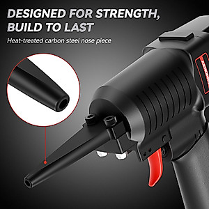 AeroPro 700V Professional Grade Heavy Duty Pneumatic Punch Nailer/Nail Remover with Long Nail Nose, 2-3/4” 6mm Diameter for 1-4 Inch Nails, 9-16 Gauge