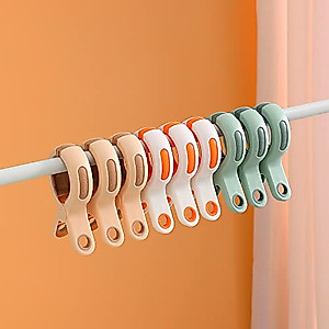 9 Pack Beach Towel Clips for Beach Chair Pool Chair on Cruise, Silicone Plastic Strong Clip,Keep Your Towel from Blowing Away ,Fashion Bright Color