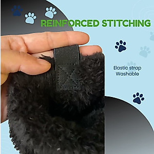 Miller Eclipse Dog Reinforced Elbow Pads Elastic Hygroma Relief Pressure Sore Cushions Flexible Straps Medium Dog Large Dog Soft Stretchy Material