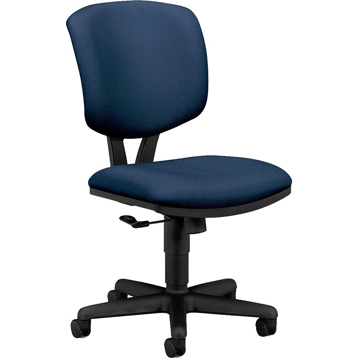HON Volt Low-Back Task Upholstered Computer Chair for Office Desk, Blue