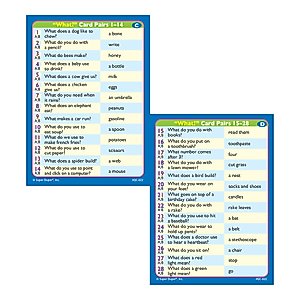Super Duper Publications | Ask and Answer WH Question Five Fun Decks Bundle | Communication and Language Skills Flash Cards | Educational Resource for Children