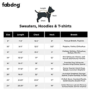 fabdog Dog Shirt - Funny T-Shirt for Dog - Quality Pet Apparel & Accessories | Cute Dog Clothes The Whole Family Will Love - Shirts for All Breeds |Feed Me and Tell Me Am Pretty 18"