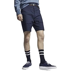 Nike SB Everett Cotton Skateboard Men’S Shorts, 34 Navy Blue