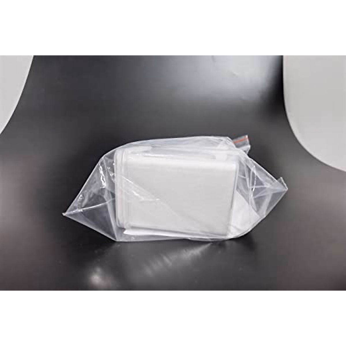 400 PCS Lash Extension Glue Wipes EBANKU Lint Free Glue Cleaning Cotton Pads for Eyelash Extensions Non Woven Nail Polish Remover Wipe Supplies - White