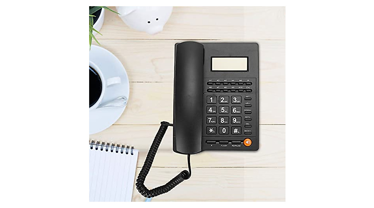 Fixed Telephone Desk Phone with Caller ID