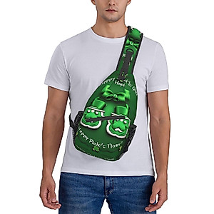 SSIMOO Happy St. Patrick'S Day Functional Outdoor Travel Hiking Backpack-Perfect For Cycling, Leisure And Outdoor Adventures