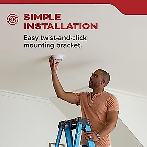 Kidde Hardwired Smoke Detector, 10-Year Battery Backup, Interconnectable, LED Warning Light Indicators, 4 Pack