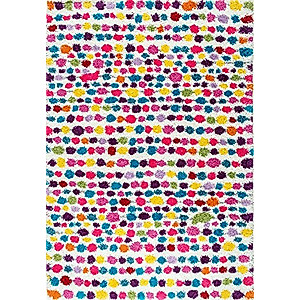 nuLOOM Allard Striped Shag Area Rug, 4' x 6', Multi