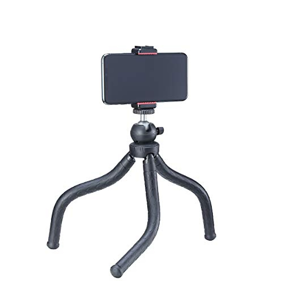 ULANZI ST-07 Phone Tripod Mount with Cold Shoe Mount for Microphone LED Video Light 1/4'' Tripod Screw for iPhone 11/Pro/Pro Max XS Max XR X 8 7 Plus Samsung Galaxy OnePlus Google Pixel Vlog Vlogging
