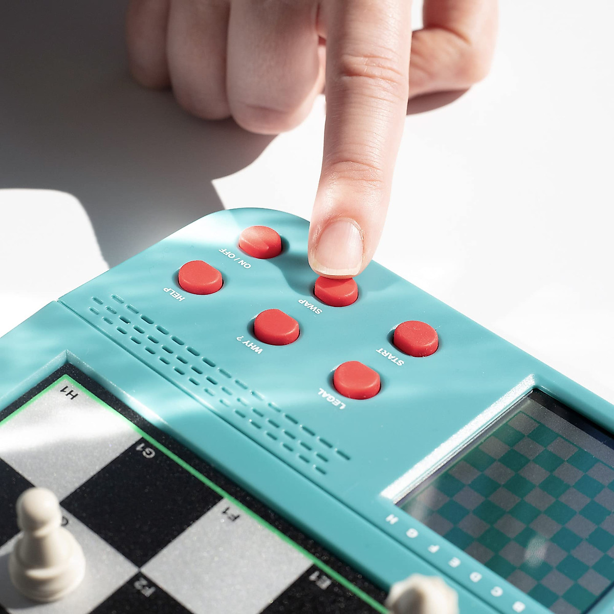 Electronic Grandmaster Chess Game- Play Opponent, or Multi Level Computer, Plus Talking Coach & Preset Exercises- Perfect for Kids & Adults- w 8 Bonus Games (Checkers, Chess, 4-in-A-Row), Gift