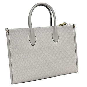 Michael Kors Mirella Medium Tote Bag (Pearl Grey Multi)