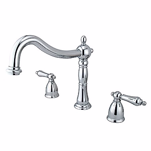 Elements of Design ES1341AL New Orleans Two Handle Roman Tub Filler, Polished Chrome