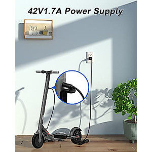Replacement for Segway Ninebot Charger 42V 1.7A Fit for Ninebot Segway Scooter Charger ES2/ES4/E22/ES1L ES Series KickScooters