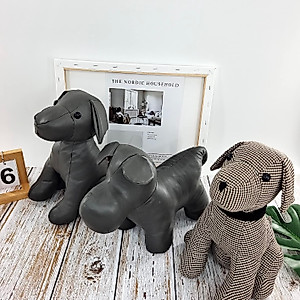 Animal Interior Door Stopper Doorstops Book Stopper Wall Protectors Anti Collision Decorative Dog (Grey Stand)