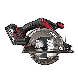 SKIL 2-Tool Combo Kit: PWR CORE 20 Brushless 20V Cordless Drill Driver and Cordless Circular Saw Includes 4.0Ah Lithium Battery and PWRJump Charger - CB743901