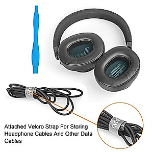 Replacement Ear Cushions for JBL Live 650/660BTNC E65BTNC Headphone, Earpads with Softer Protein Leather Noise Cancelling Memory Foam