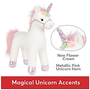 GUND Lily Rose Unicorn Stuffed Animal Plush Toy for Ages 1 and Up, White, 15”