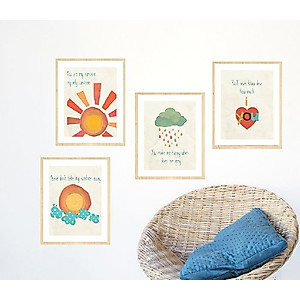 Kid's Wall Art "When Skies are Grey" 11x14 Print for Boys, Girls or Baby's Room, Nature Themed Nursery Decor, Gender Neutral