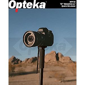 Opteka 72-Inch Photo Video Monopod with Quick Release for Digital SLR Cameras and Camcorders