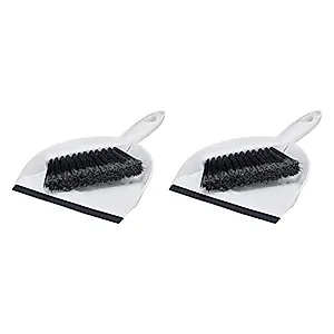 AmazonCommercial Mini Brush and Dustpan Set - Pack of 2